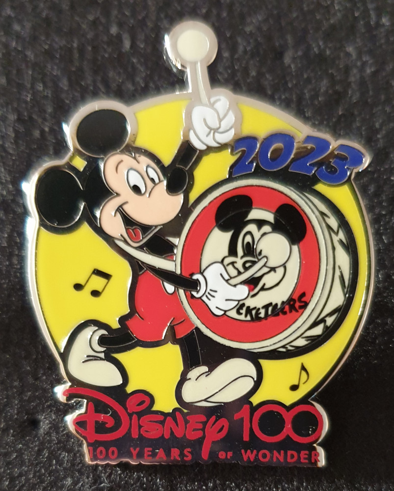 66122 - Mickey Mouse Banging Mouseketeers Drum - Disney 100 Years of ...