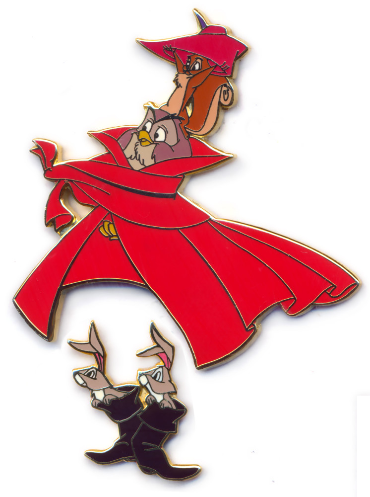 66241 - Sleeping Beauty Owl, Rabbit, Birds and Squirrel Wearing a Cape ...