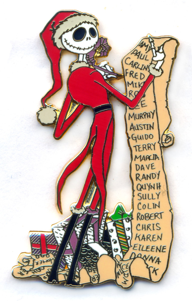 66380 - Santa Jack Skellington Checking His List - The Nightmare Before ...