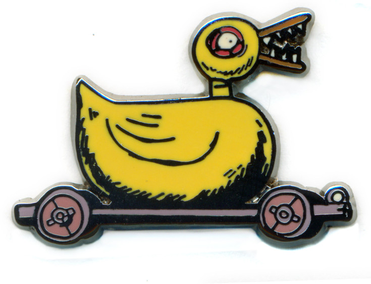 66417 - Set #5 - Yellow Duck Pull Toy - Nightmare Before Christmas - 13 ...