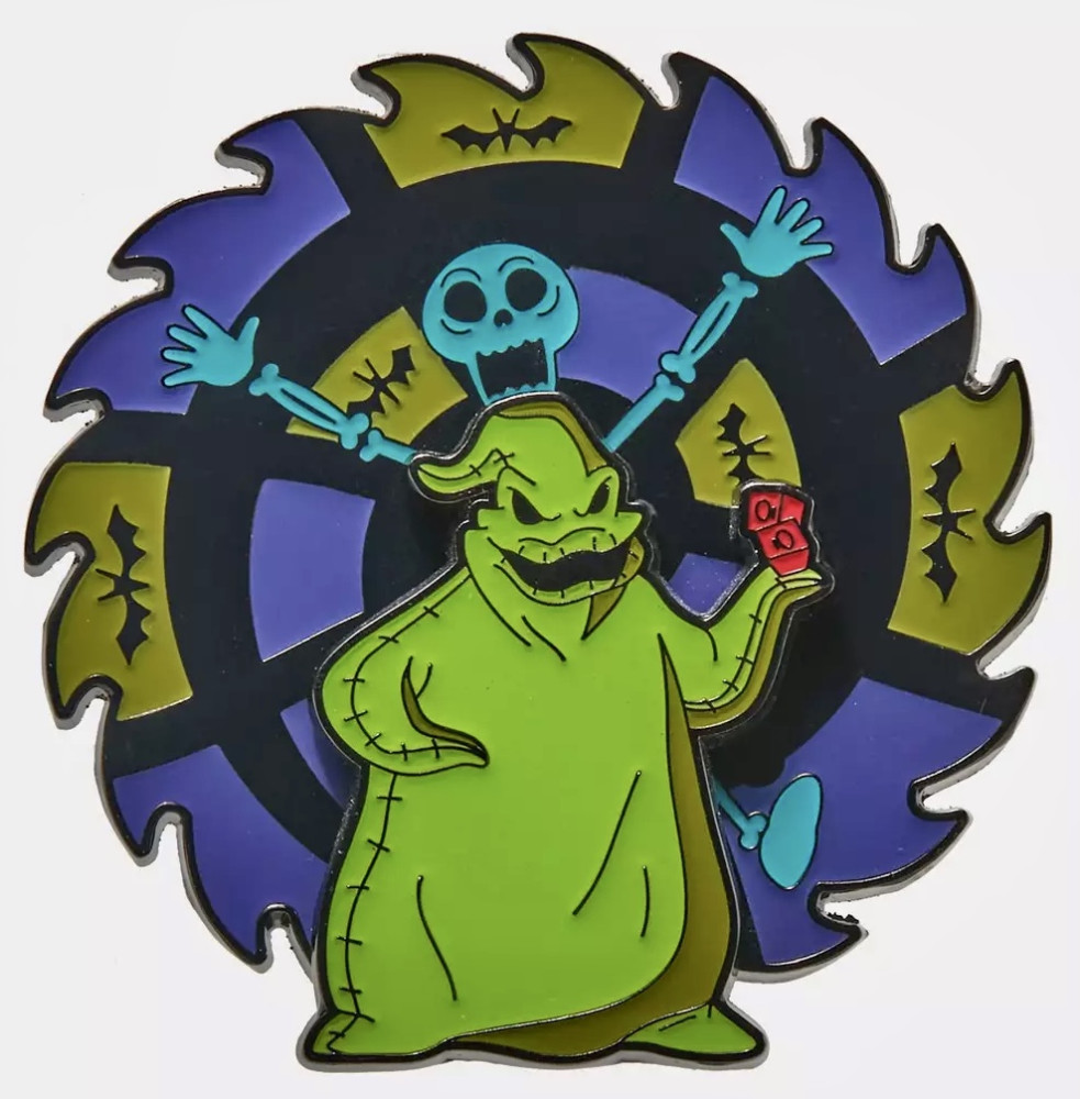 66437 - Oogie Boogie with Red Dice Spinner Pin - Nightmare Before ...