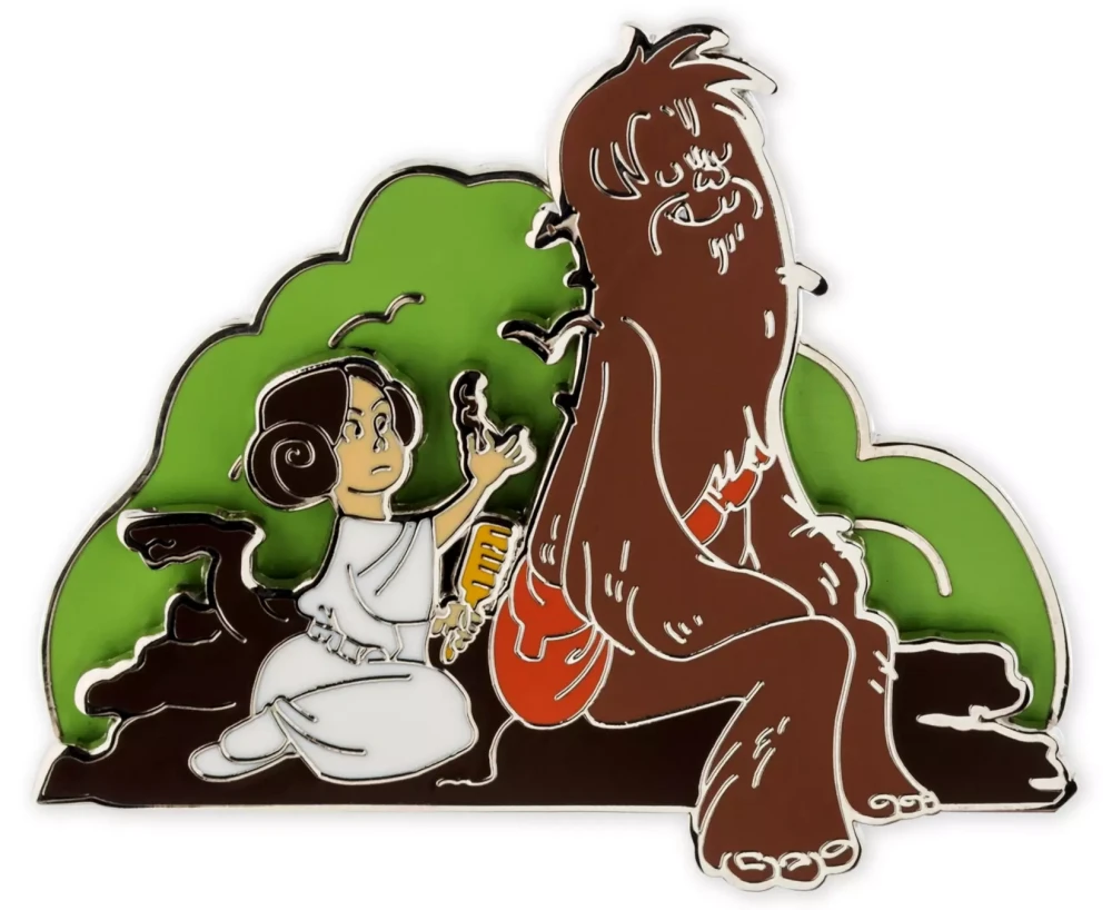 67100 Princess Leia And Chewbacca Star Wars Stylized Scenes
