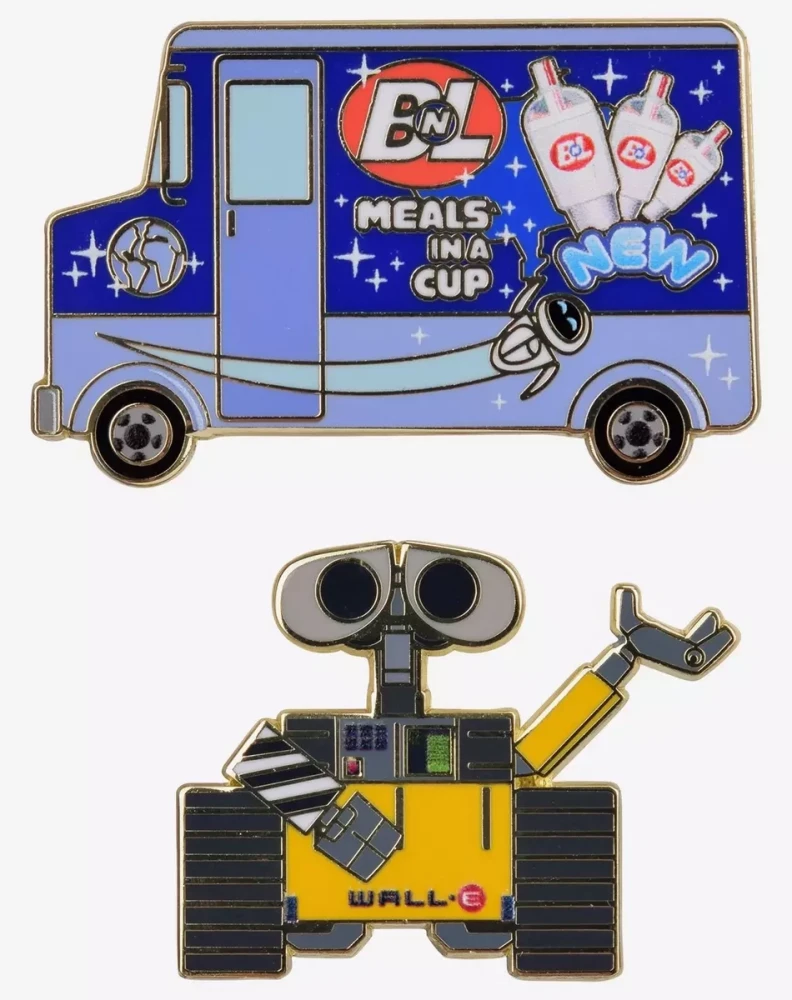 67191 - WALL-E Pin Set - Full Set - BoxLunch - Our Universe Pixar Food ...