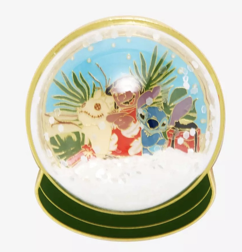 67274 - Lilo & Stitch Sandcastle Snow Globe - Boxlunch - Holiday ...