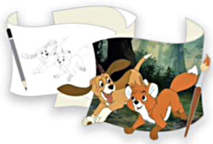 67291 - Copper & Tod - Off the Page Series - Walt Disney Imagineering ...