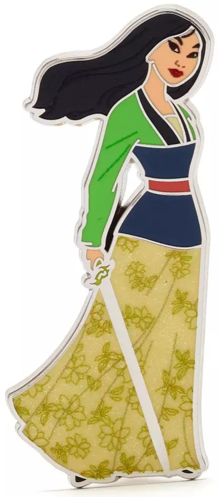 67935 - Mulan with Sword - 2023 Glitter Dress Princess Poses Collection