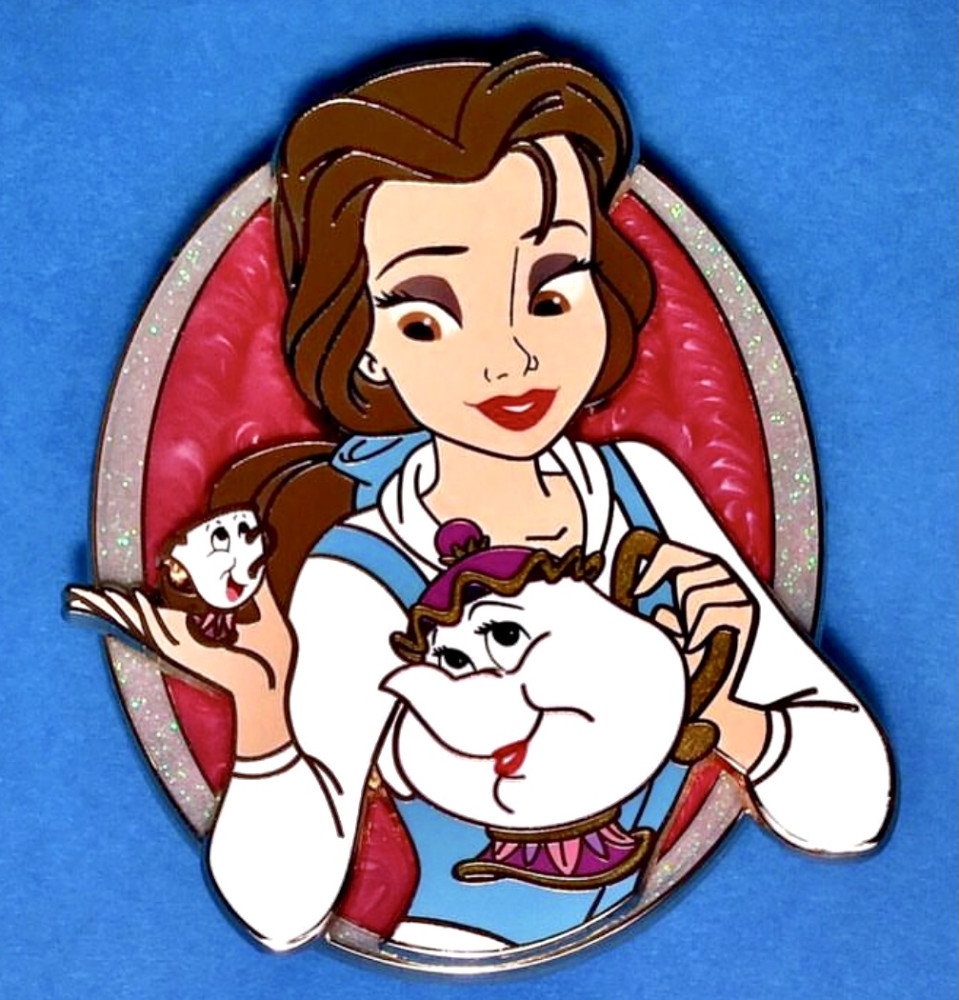 67987 - Belle, Mrs. Potts & Chip - Fantasy Pin Series: Besties by Nippy ...