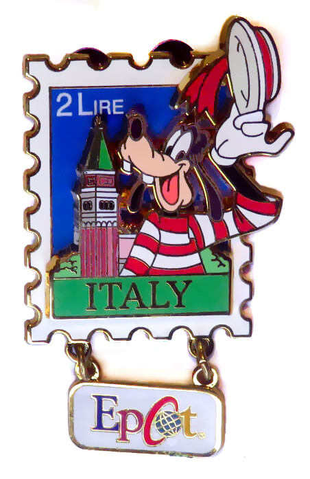68090 - Goofy - Italy - EPCOT Stamp Series - Walt Disney World Disney Pin