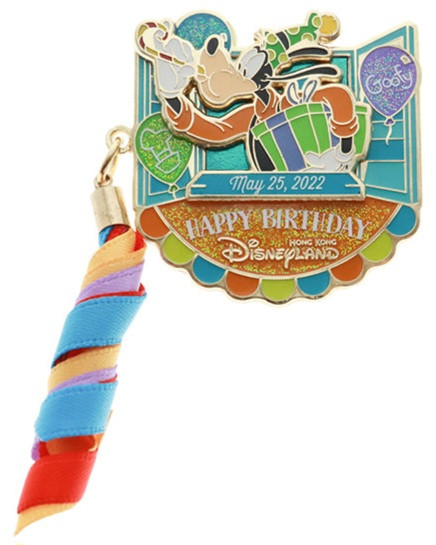 68098 - 2022 - Happy Birthday Goofy Ribbon Dangle - HKDL Character ...