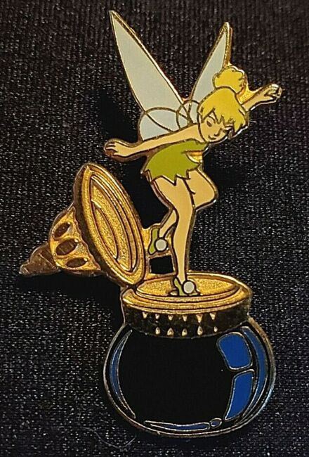 68290 - Tinker Bell on Inkwell - Disneyland Resort Disney Pin