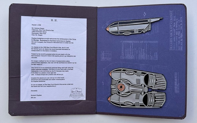 68308 - The Rocketeer 20th Anniversary Hughes Industries Pin Set ...