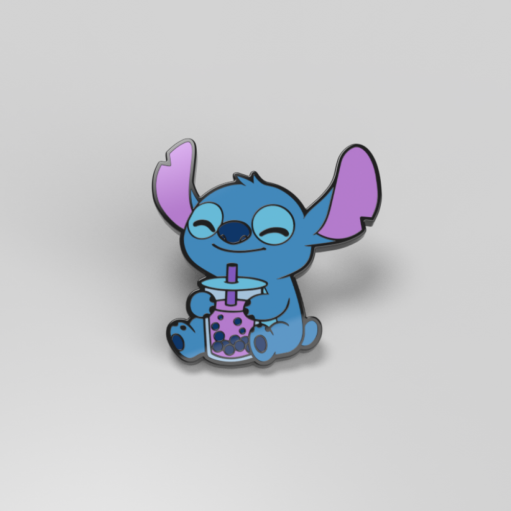 68405 - Boba Stitch - TeeTurtle - Disney Licensed Disney Pin