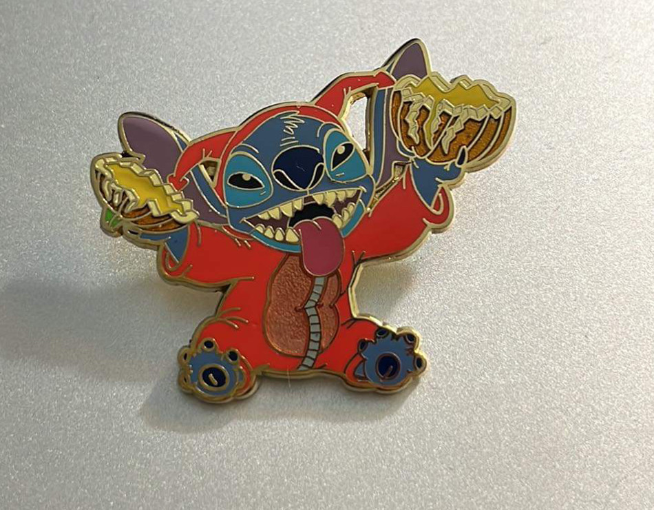 68513 - Halloween Devil Stitch with Pumpkin - Halloween 2006