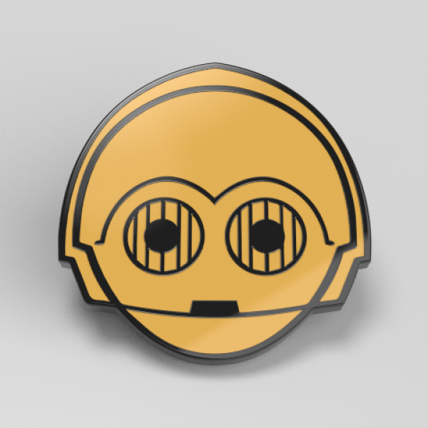 68549 - C-3PO - TeeTurtle: Star Wars - Misc - Disney Licensed Disney Pin