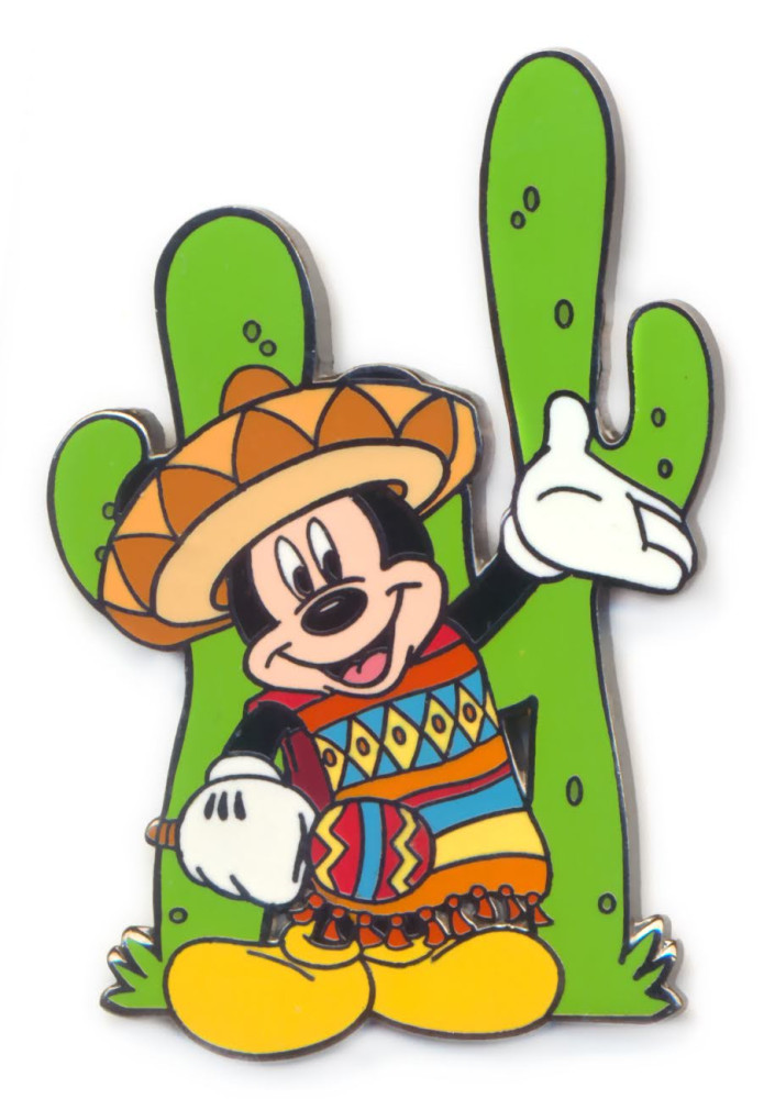 68823 - Mickey in front of a Cactus in Mexico - Around the World with ...