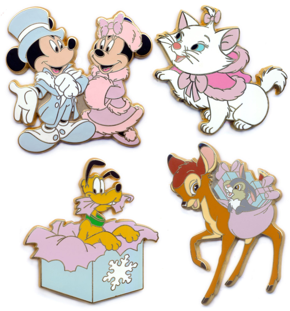 69130 - Mickey, Minnie, Bambi, Thumper, Marie and Pluto - Frosted ...