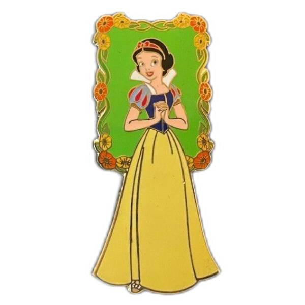 69240 - (P.I.N.S.) Snow White - Floral Frame - Disney Auctions Disney Pin