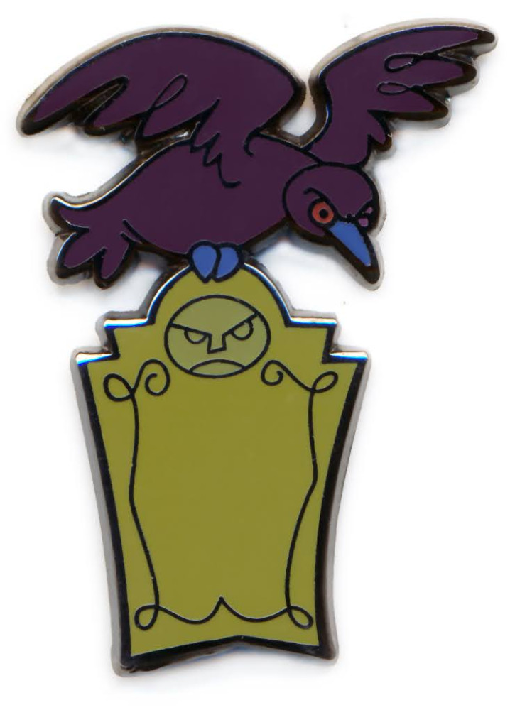 69306 - The Raven from Set #4 - Disney Catalog - Haunted Mansion 2 Pin ...
