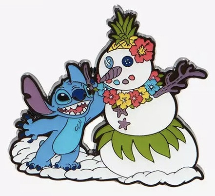 69410 - Stitch and Snowman - Lilo & Stitch Winter Fun - Loungefly ...