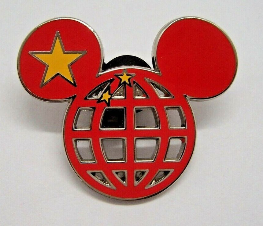 69671 - China - Mickey Mouse Icon Lattice Flag Countries
