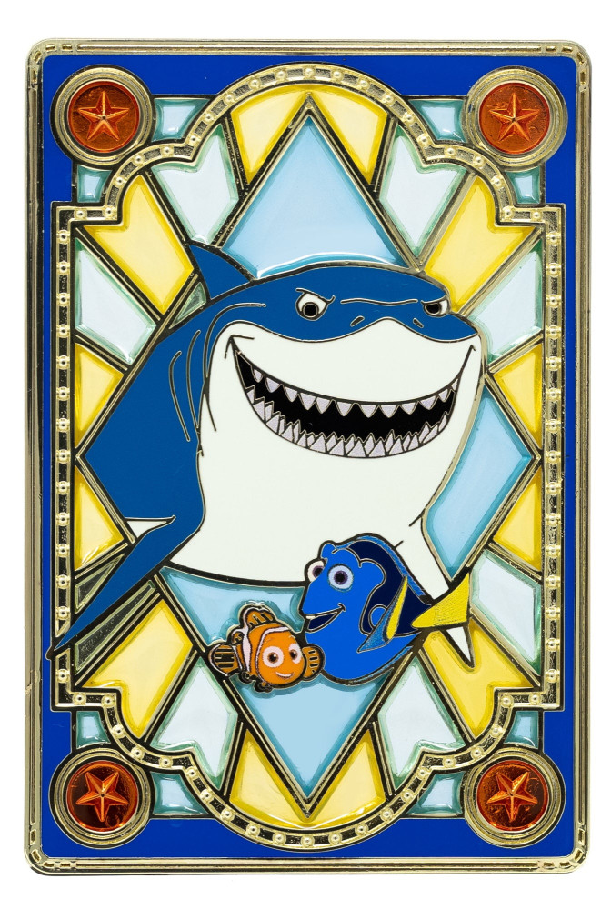 69894 - Bruce, Dory, and Nemo - Pink A La Mode (PALM) - Pixar Stained ...