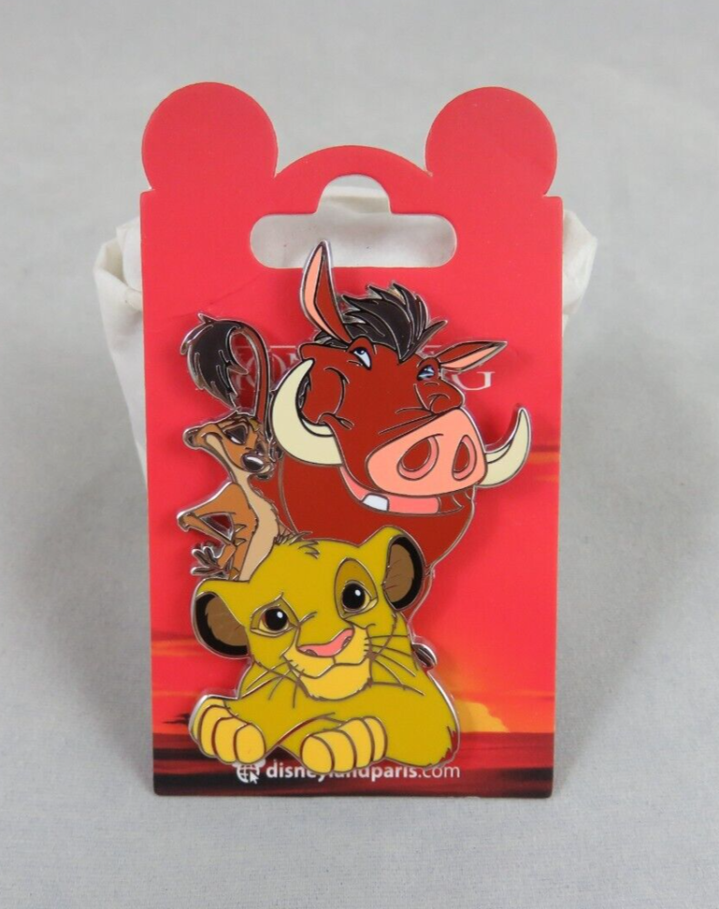 70040 - Simba Timon Pumbaa Stack - The Lion King - Disneyland Resort Paris Disney Pin