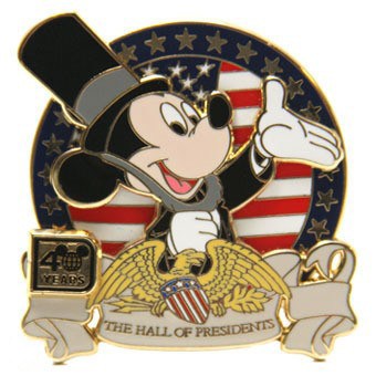 70659 - Hall of Presidents - Mickey Mouse - 40th Anniversary of Walt ...