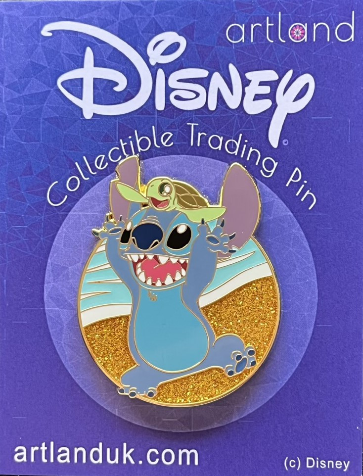 71517 - Stitch running with turtle - Lilo & Stitch - Artland / ACME ...