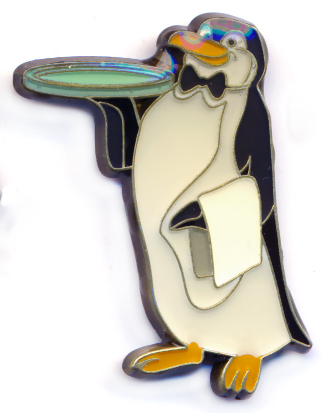 71602 - Server Penguins Set — Penguin Holding Serving Tray ONLY - Mary ...