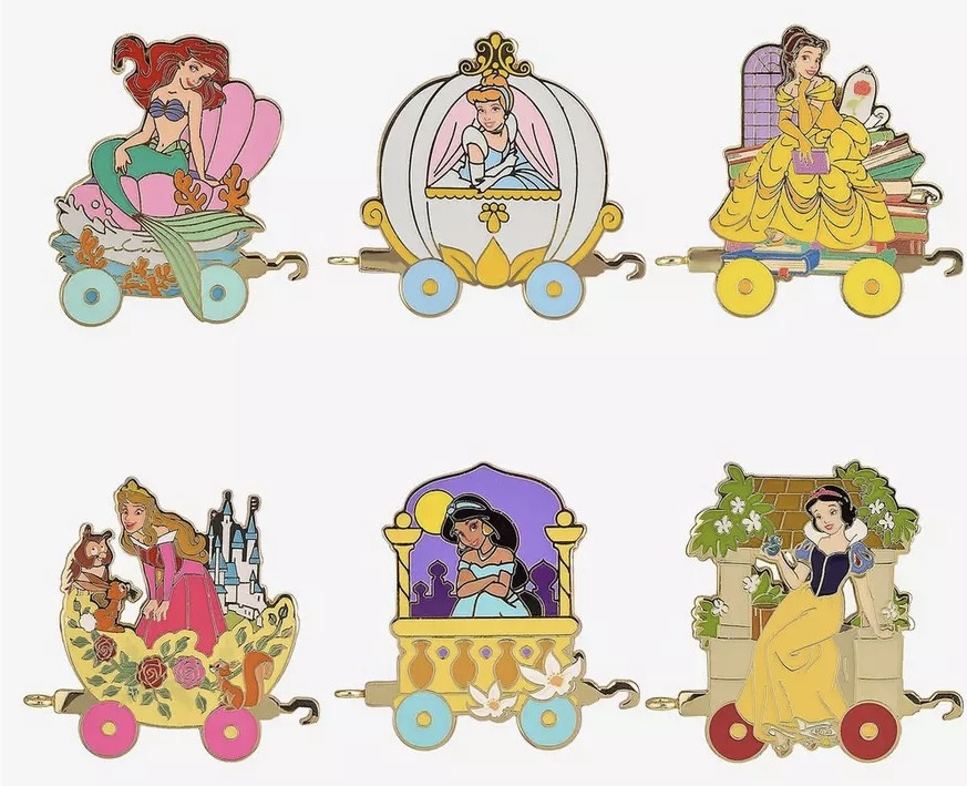 71845 - Princess Train Car Complete Set - BoxLunch - Princess Train Car ...