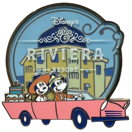 71990 - Mickey and Minnie in Pink Convertible Car - Disney’s Riviera ...