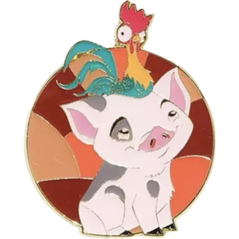 72066 - Pua and Hei Hei - BoxLunch - Princess Sidekick Stained Glass ...