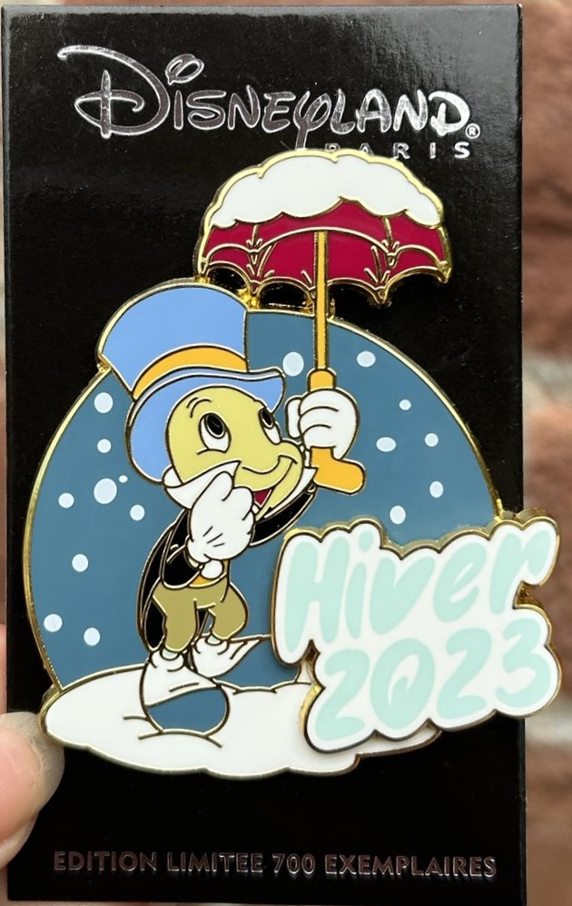 72196 - Hiver 2023 - Jiminy Cricket - Disneyland Paris Seasons ...