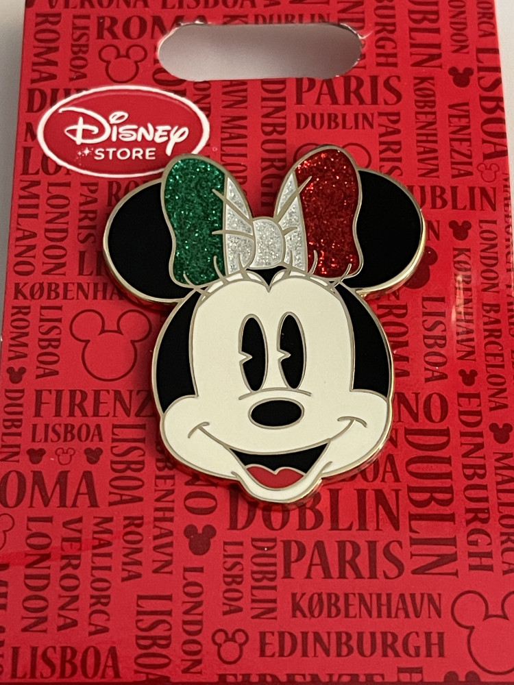 72396 - Minnie Mouse with Italian Flag Bow - European Disney Stores ...