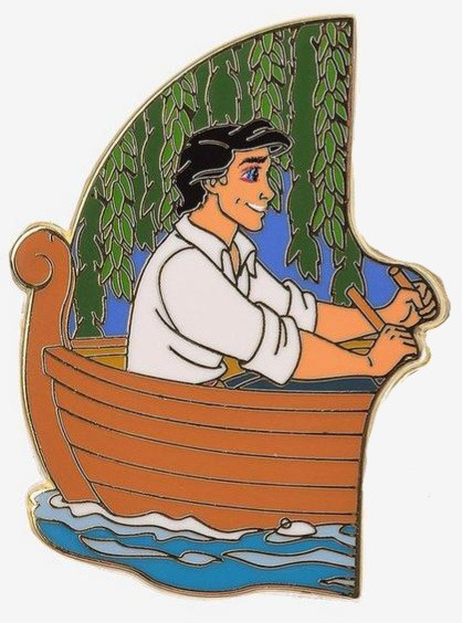 72531 - Ariel & Eric Boat Scene Pin Set - Eric ONLY - Boxlunch - Couple ...