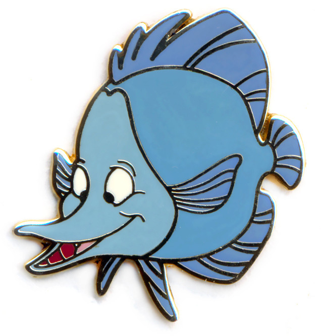72562 - Blue Fish - Ariel and Friends Boxed 5 Pin Set - Disney Studio ...