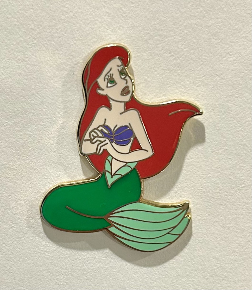 72966 - Ariel ONLY - The Little Mermaid 4 Pin Booster Set