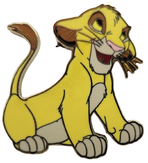 72974 - Young Simba with Floppy Ears (Pale Yellow Version) - The Lion King
