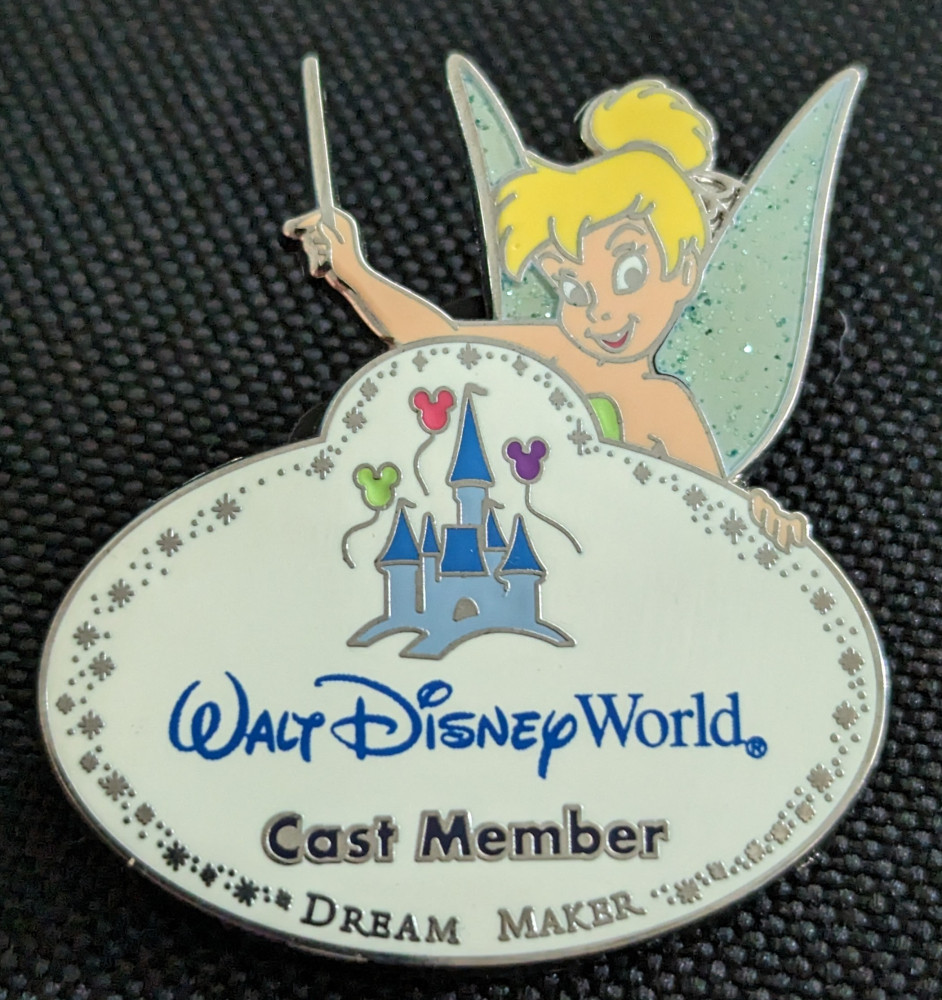 73086 - Tinker Bell Walt Disney World Cast Member Name Tag - Dream ...