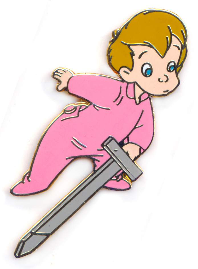 73258 - Michael Holding a Wooden Sword - Peter Pan - Disneyland Resort ...