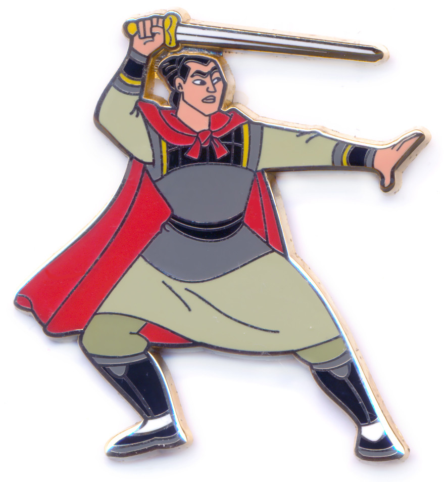 73532 - Li Shang - Heroes with Swords Series - Disney Store US Disney Pin