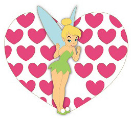 73761 - Tinker Bell - Stained Glass Valentine’s Day Hearts Collection ...