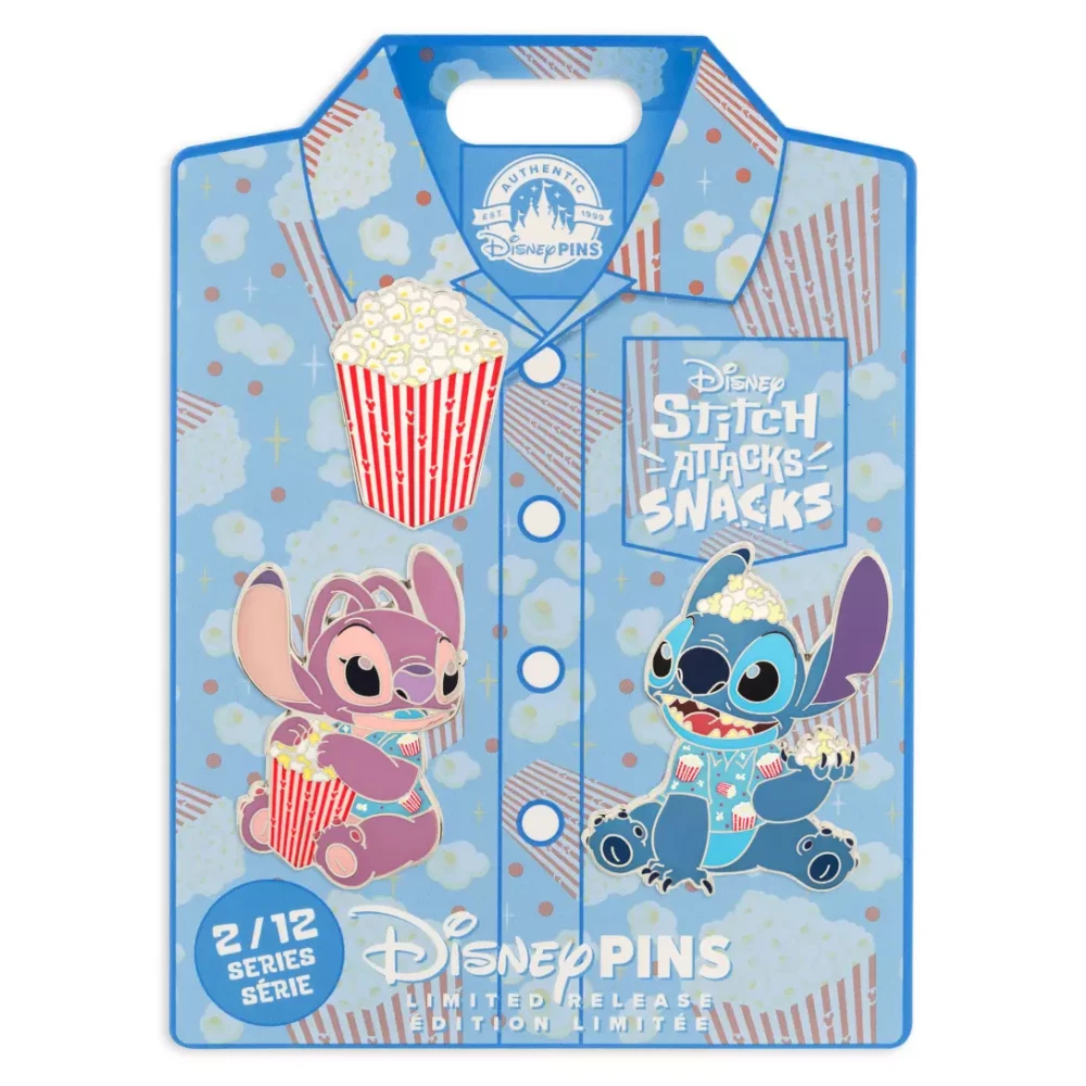 73845 - Stitch And Angel With Popcorn Set - February - Full Set ...