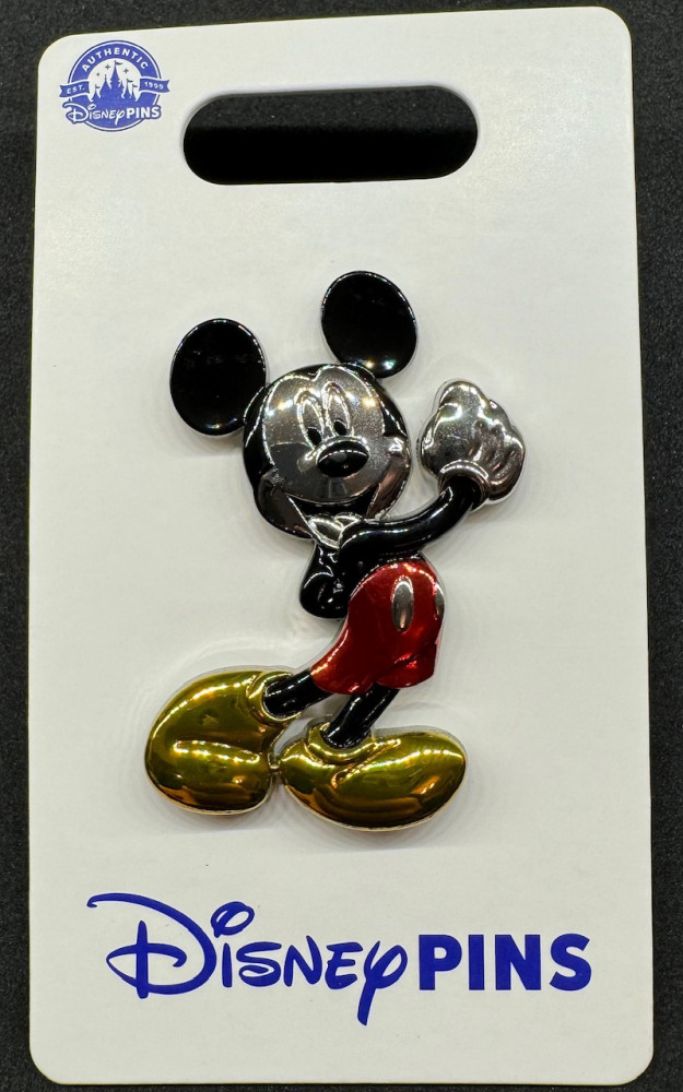 74012 - Mickey Mouse - Metallic 3D Sculpted Pin Collection