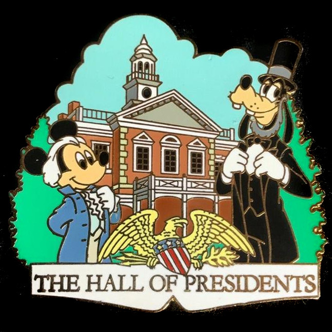 74123 - Hall of Presidents - Goofy and Mickey - Hall of Presidents ...