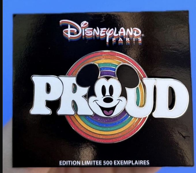 74436 - Mickey Head - Proud with rainbow circle - Disney Pride ...