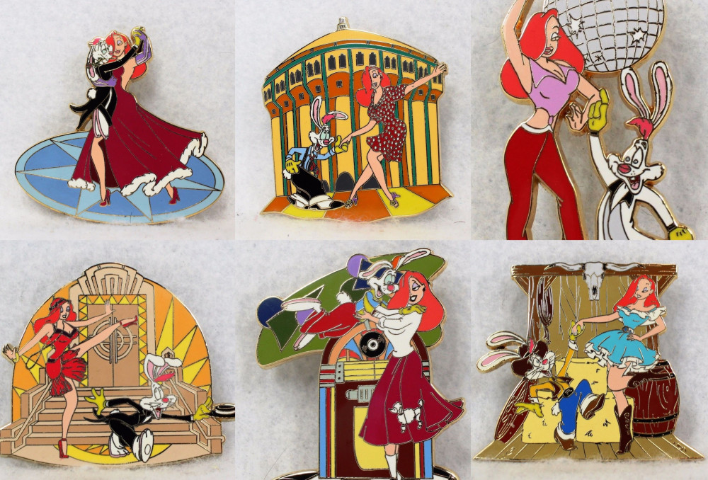 7456 - Complete Set - Roger and Jessica Rabbit Dancing - Disney ...