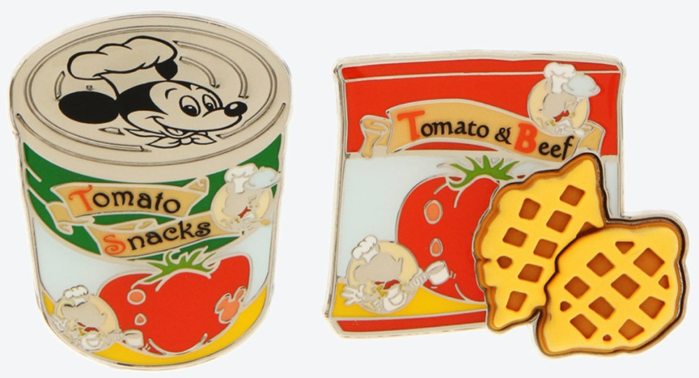 74836 - Tomato Snacks - Full Set - Tokyo Disney Snack Pin Sets ...