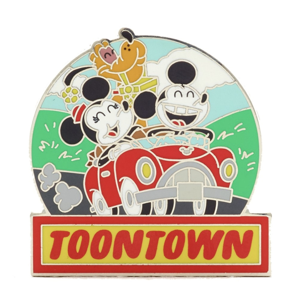 74857 - Toontown (Mickey, Minnie, and Pluto) ONLY - Stylized Disneyland ...