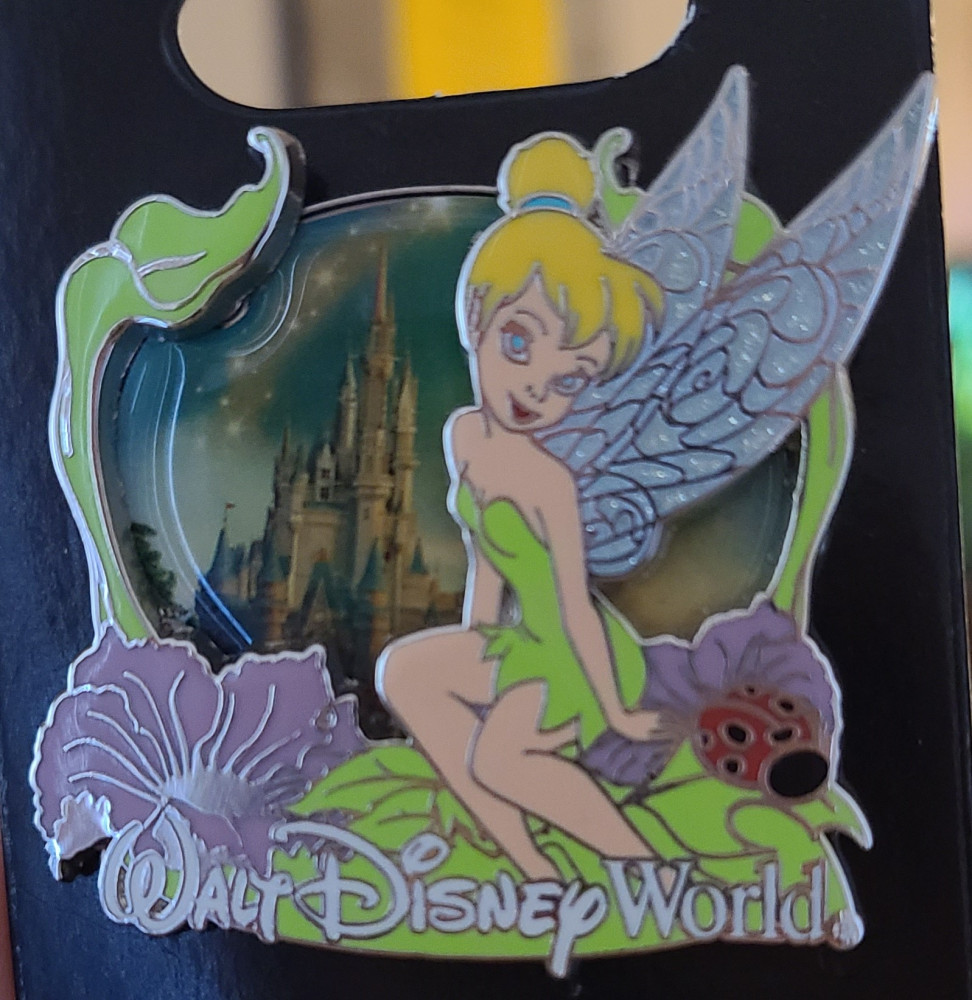 74876 - Tinker Bell With Cinderella Castle - Tinker Bell - Walt Disney World Disney Pin